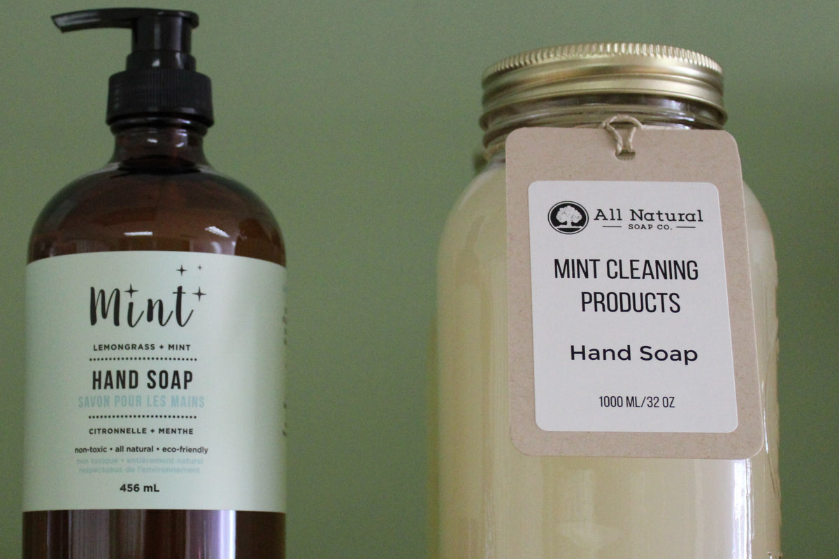 Refill - Mint Hand Soap – All Natural Soap Co.